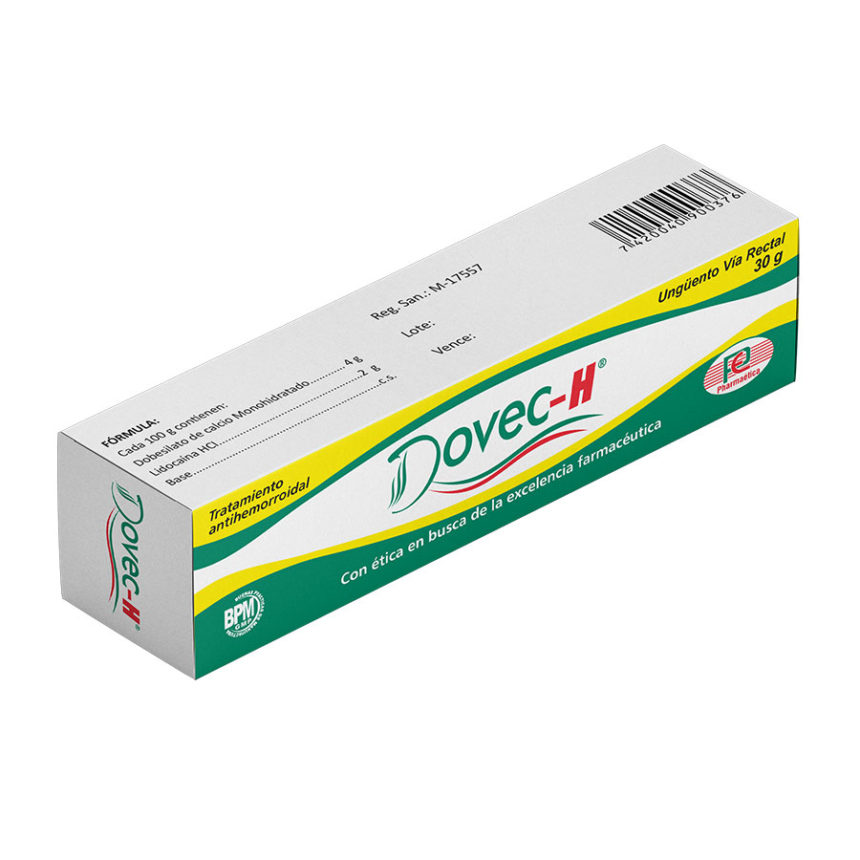 DOVEC-H® CREMA RECTAL - Pharmaetica